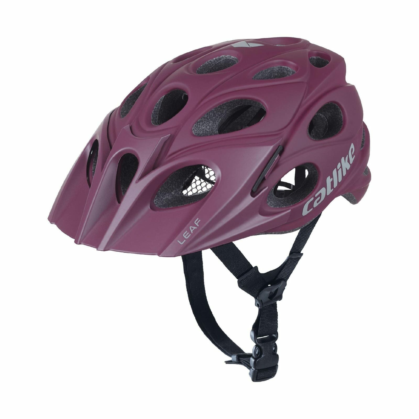 DECATHLON Шлем защитный Decathlon Leaf, bordowy/czerwony, размер L