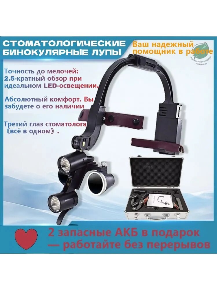 Лупа 2.5-кратная, диаметр: 30 мм