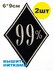 Шеврон 99% вертикальный