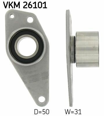 Ролик обводной ремня ГРМ SKF VKM 26101