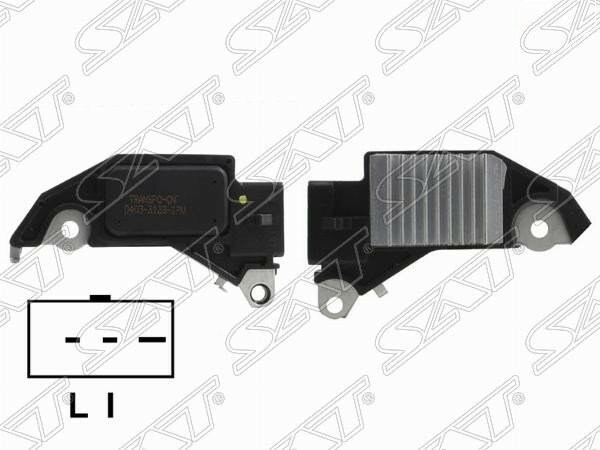 Реле-регулятор SAT ST-235-0008 напряжения генератора CHEVROLET NUBIRA/DAEWOO LANOS/TACUMA/NEXIA/ESPERO 94-08 T18SED/