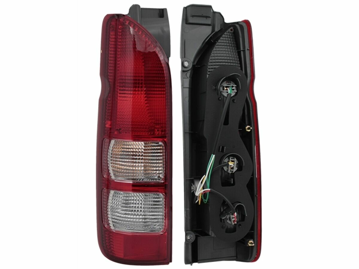 Фонарь задний SAT ST-212-19K2L Toyota Hiace 04-13 / Quantum 04- левый
