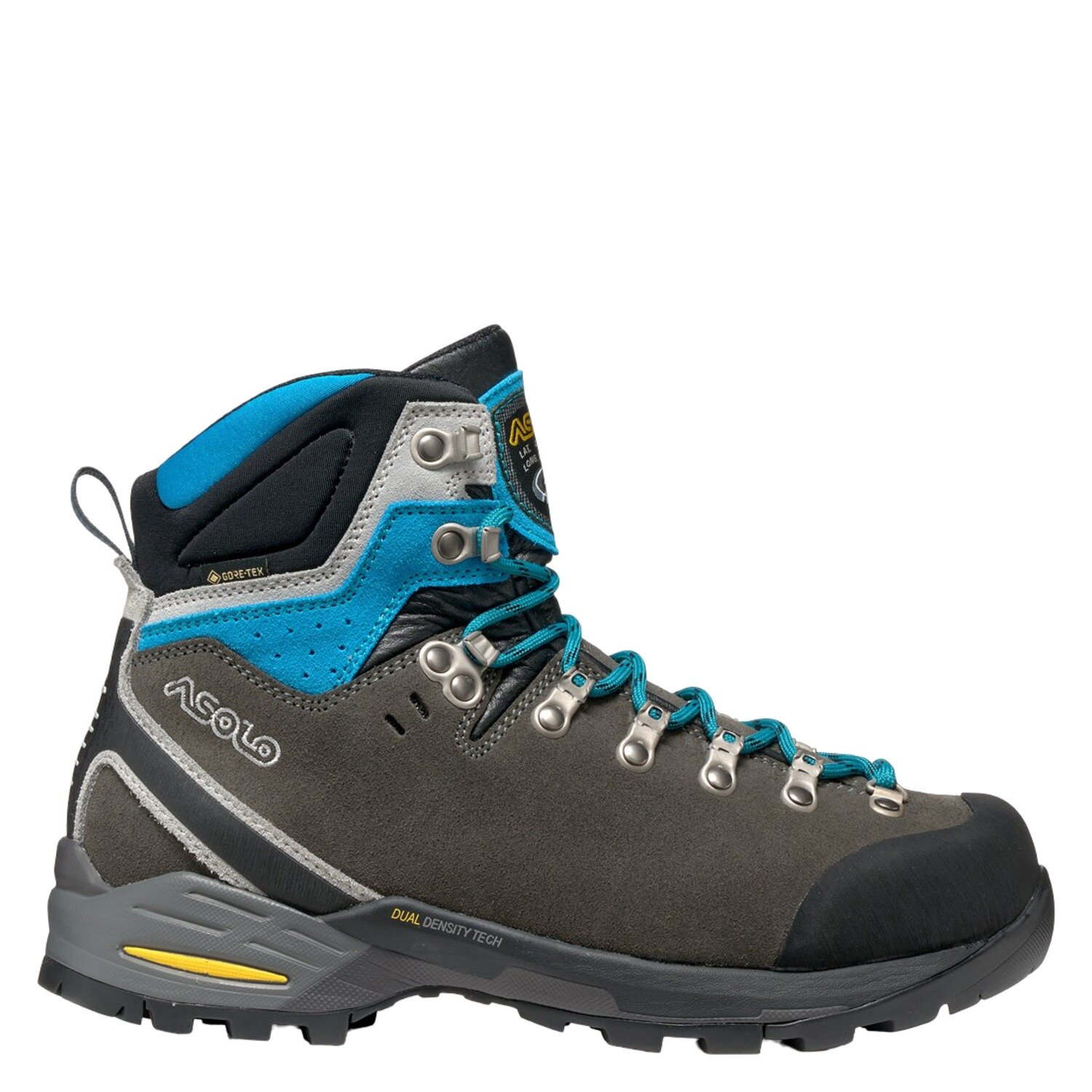 Ботинки треккинговые Asolo: Greenwood Pro GV ML (5.5, Graphite/Danube Blue)