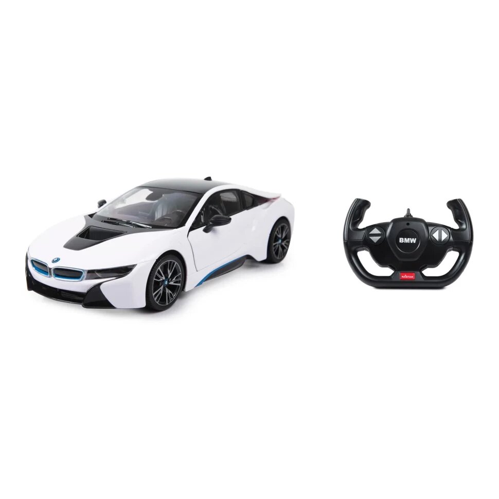 Автомобиль Rastar 71070 BMW i8 1:14 белый