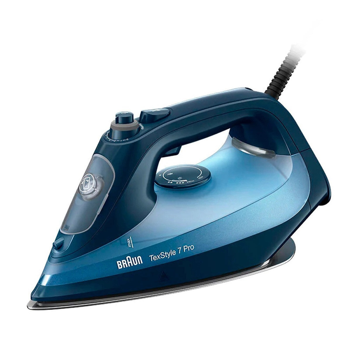 Утюг Braun SI7160BL синий Потребляемая мощность 3000 Вт, алюминий