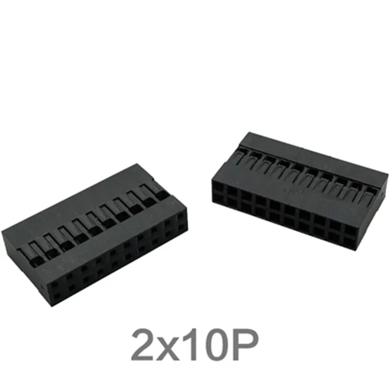100 шт. 2x10 20 Pin Dupont перемычка Кабель корпус гнездовой контактный разъем