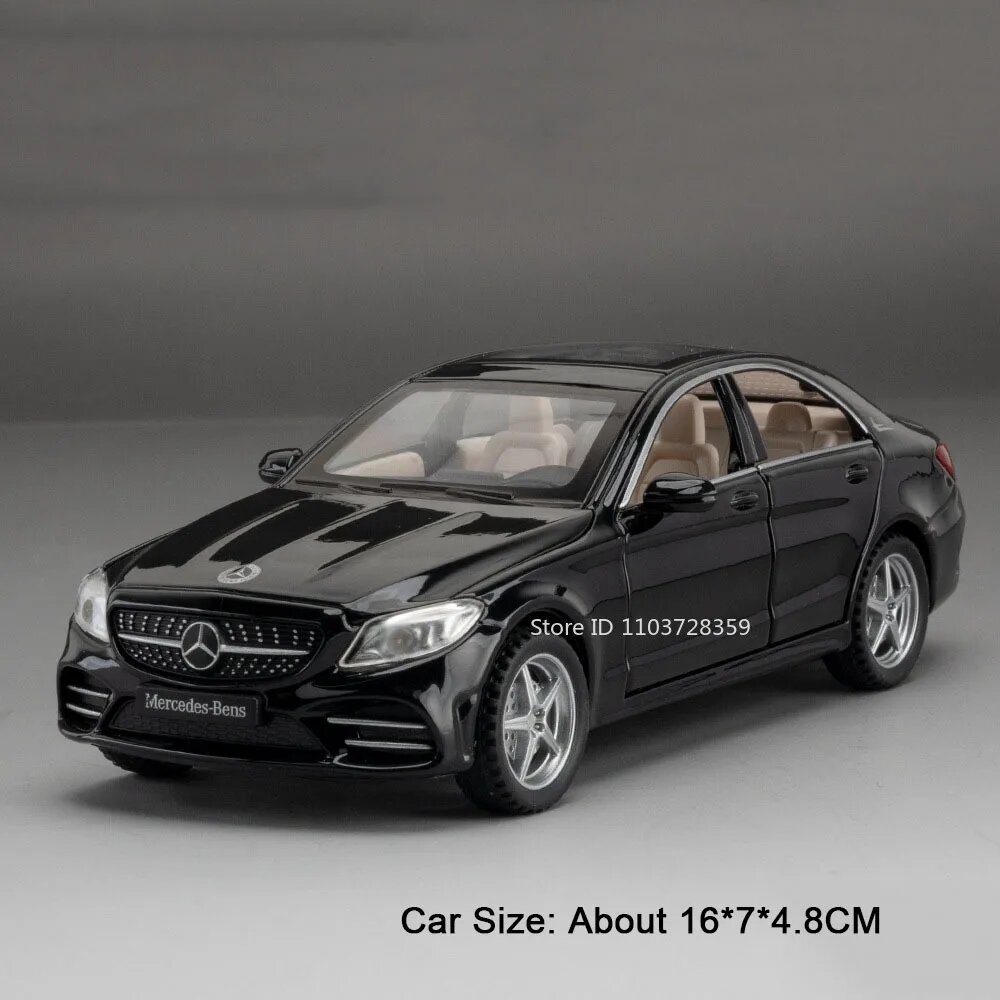 Модель автомобиля Mercedes-Benz C260L черный 1:32
