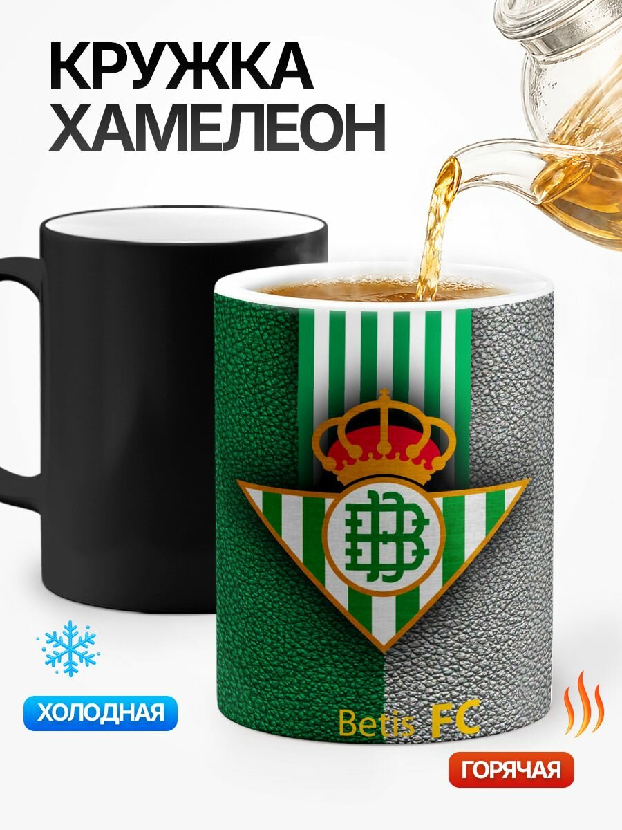 Кружка хамелеон Real Betis Бетис
