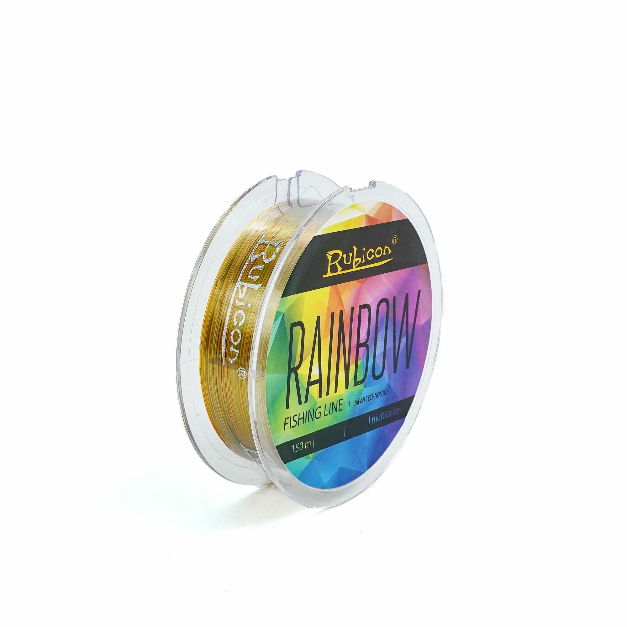 Монофильная леска для рыбалки RUBICON Rainbow 150 м 0,35 мм (multicolor)