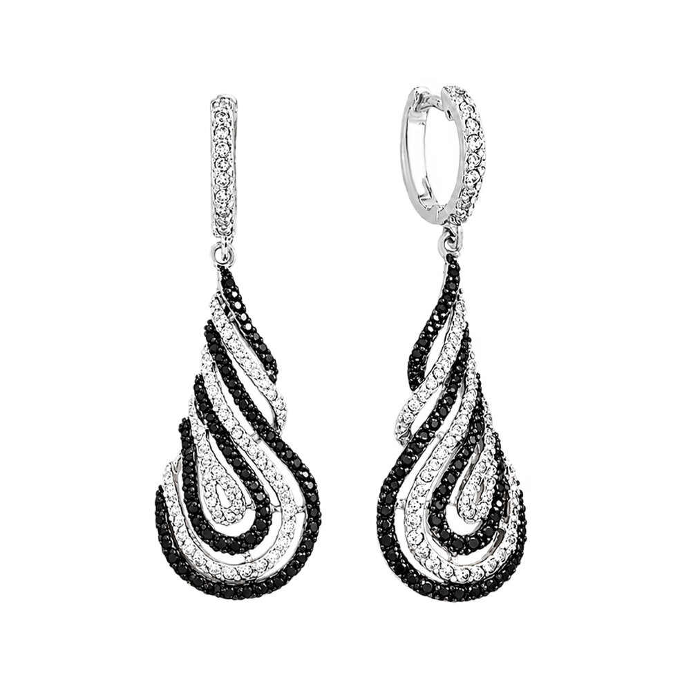 серьги из серебра