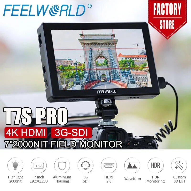 FEELWORLD T7S PRO 7-дюймовый монитор для камеры