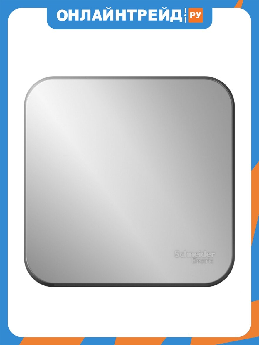 Выключатель Systeme Electric (schneider Electric) SCHNEIDER ELECTRIC BLANCA 1-клавишный (cх.1) изол. ПЛ, 10А, 250B, алюминий
