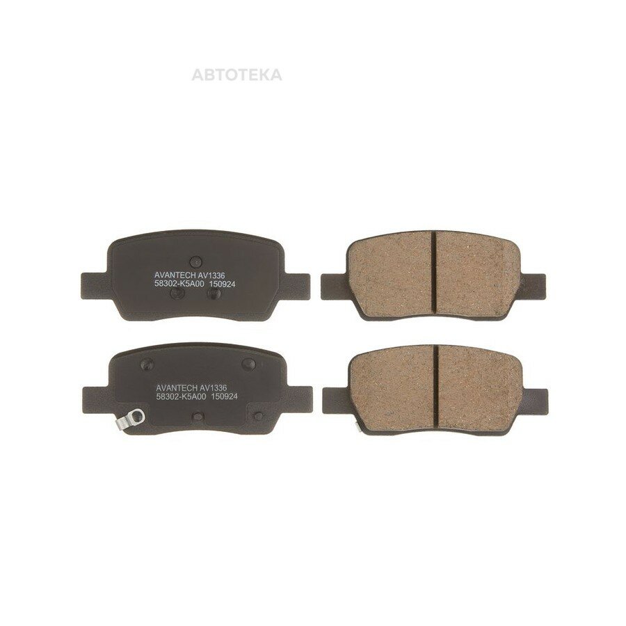 Колодки тормозные дисковые Avantech задние AVANTECH AV1336