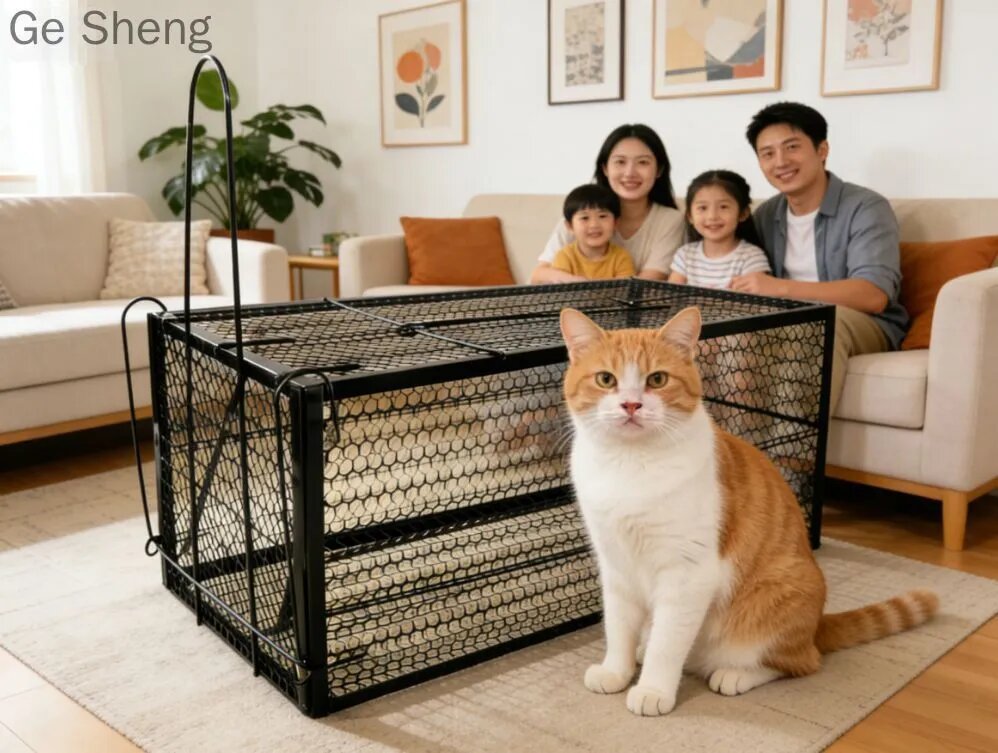 Котоловка для кошек, Клетка - ловушка, Размер500x250x250