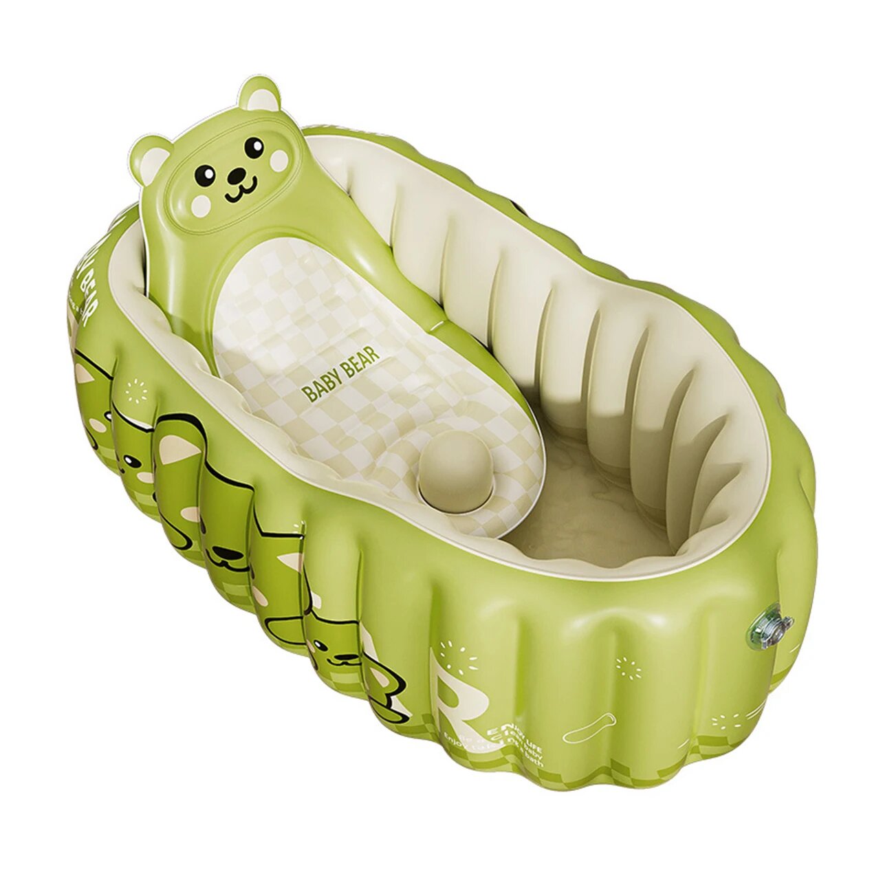 Надувная ванна для купания Baby Bear, Зеленый
