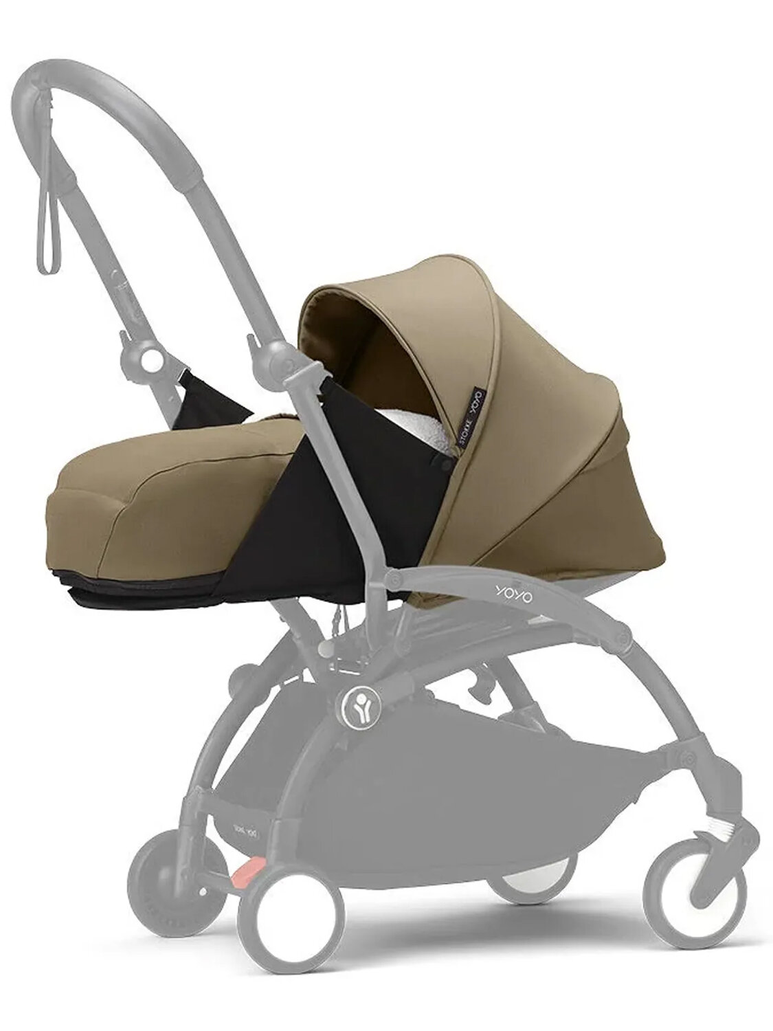 Комплект люльки для новорожденного Stokke/Babyzen YOYO 0+, мягкий каркас (newborn pack), кофейный (toffee)