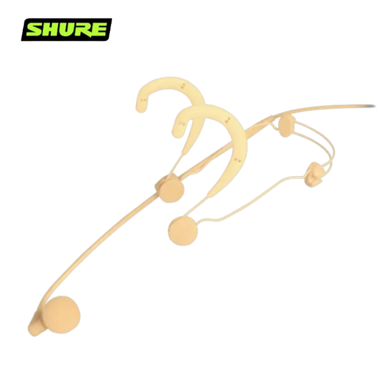 Shure WBH54-TQG Суперкардиоидная гарнитура микрофона для двойного ушного крючка - профессиональное использование на