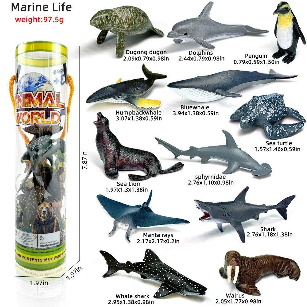 Набор фигурок Marine Life, 97.5g, Color: G set