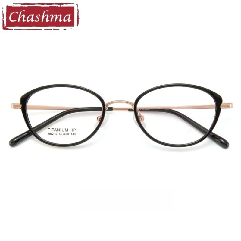 Chashma Очки женские Black-Rose Gold, титан