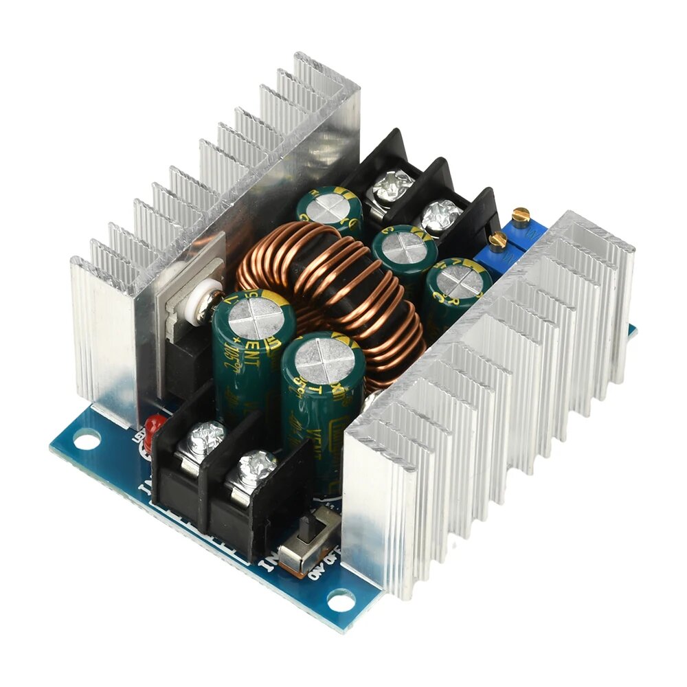 20A 300W CC CV понижающий модуль, регулятор напряжения, понижающий преобразователь, модуль питания постоянного тока