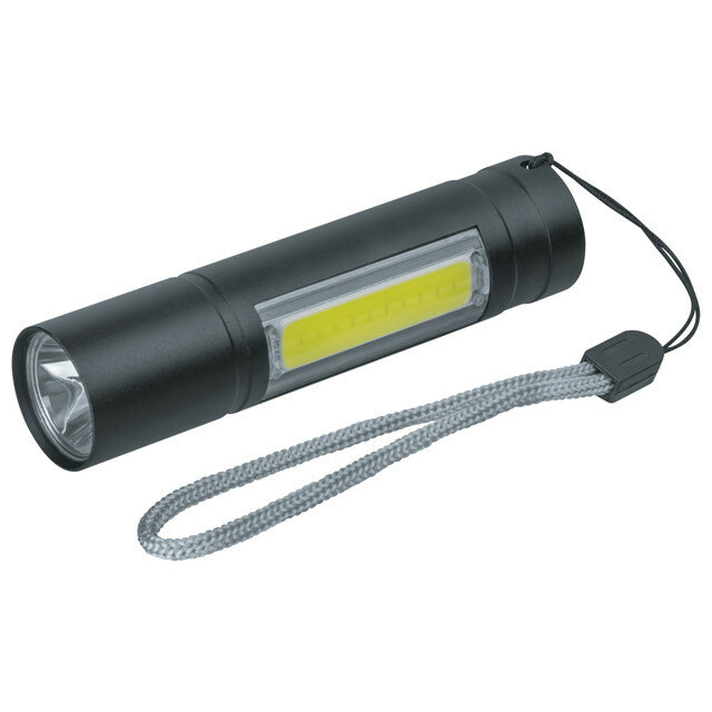 Фонарь-брелок Navigator 14 662, 1LEDх1Вт +1СOBх3Вт, 3 режима, аккумуляторный, 400мАч