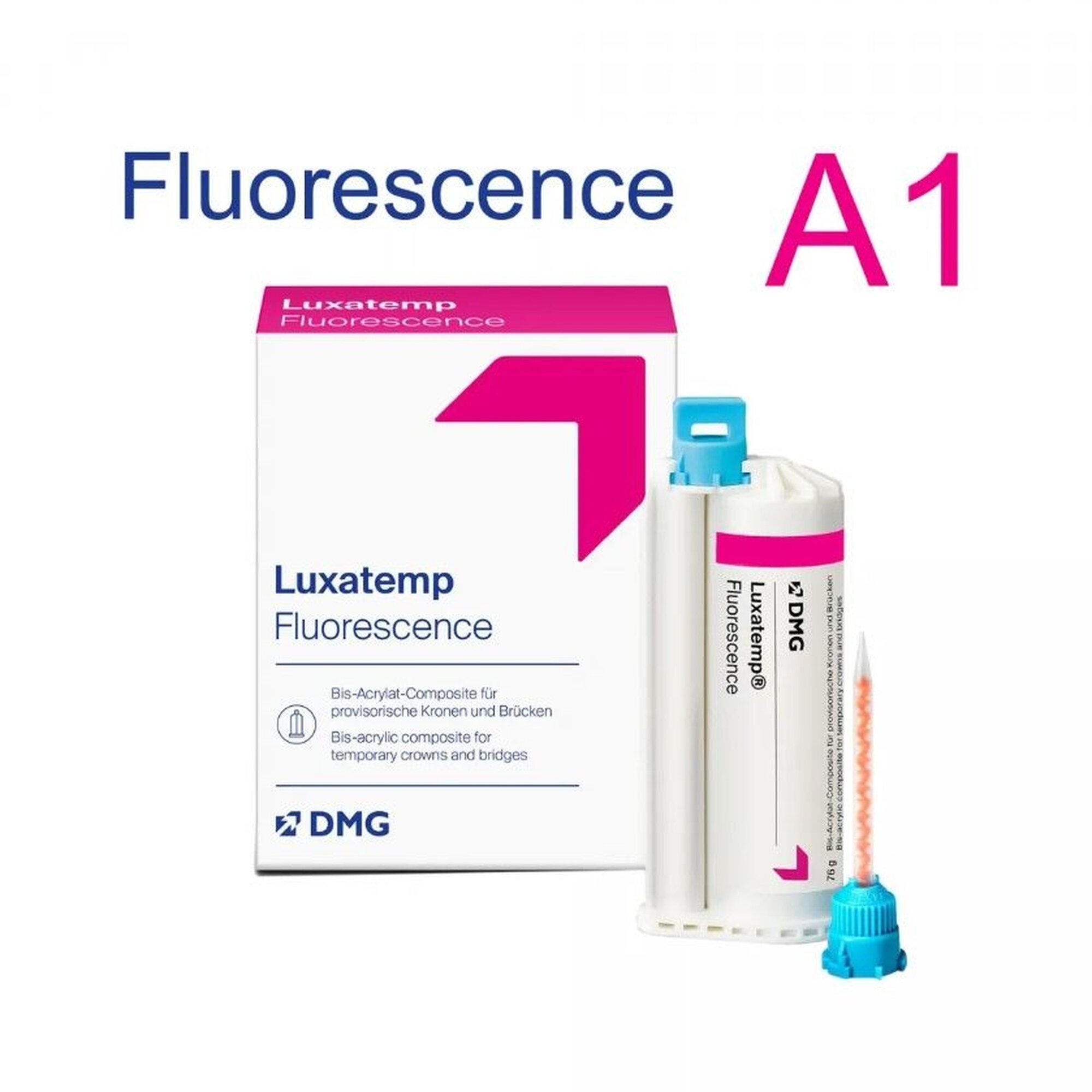 Люксатемп Флуоресцентный (Luxatemp Fluorescence), А1 картридж 76г, 110585, DMG