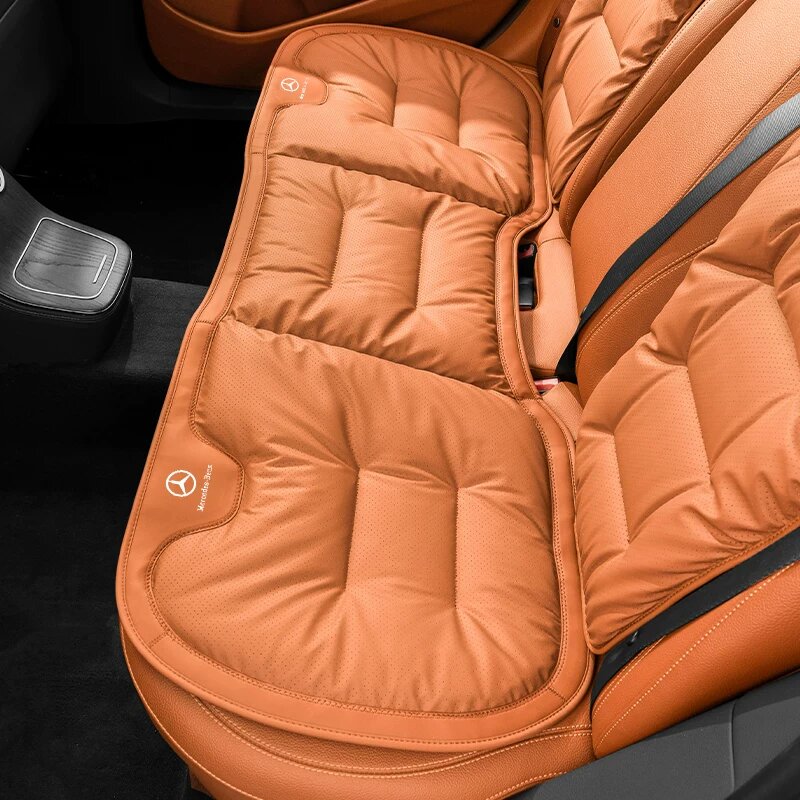 Сиденье заднего ряда Mercedes-Benz, одиночный чехол, апельсиновый, противоскользящий, дышащий, подходит для E-класса
