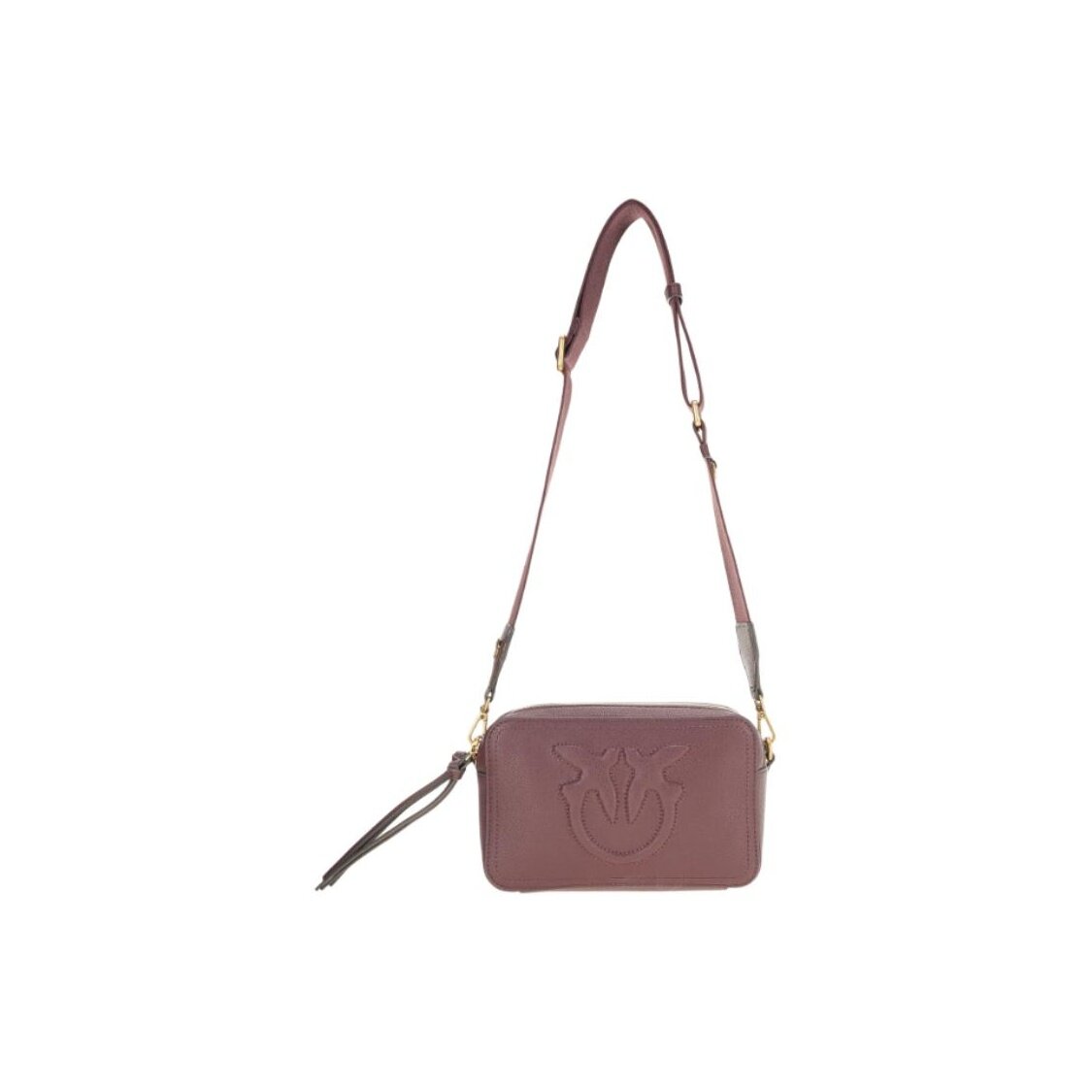Сумка Pinko, фактура тиснение, brown — фото 1