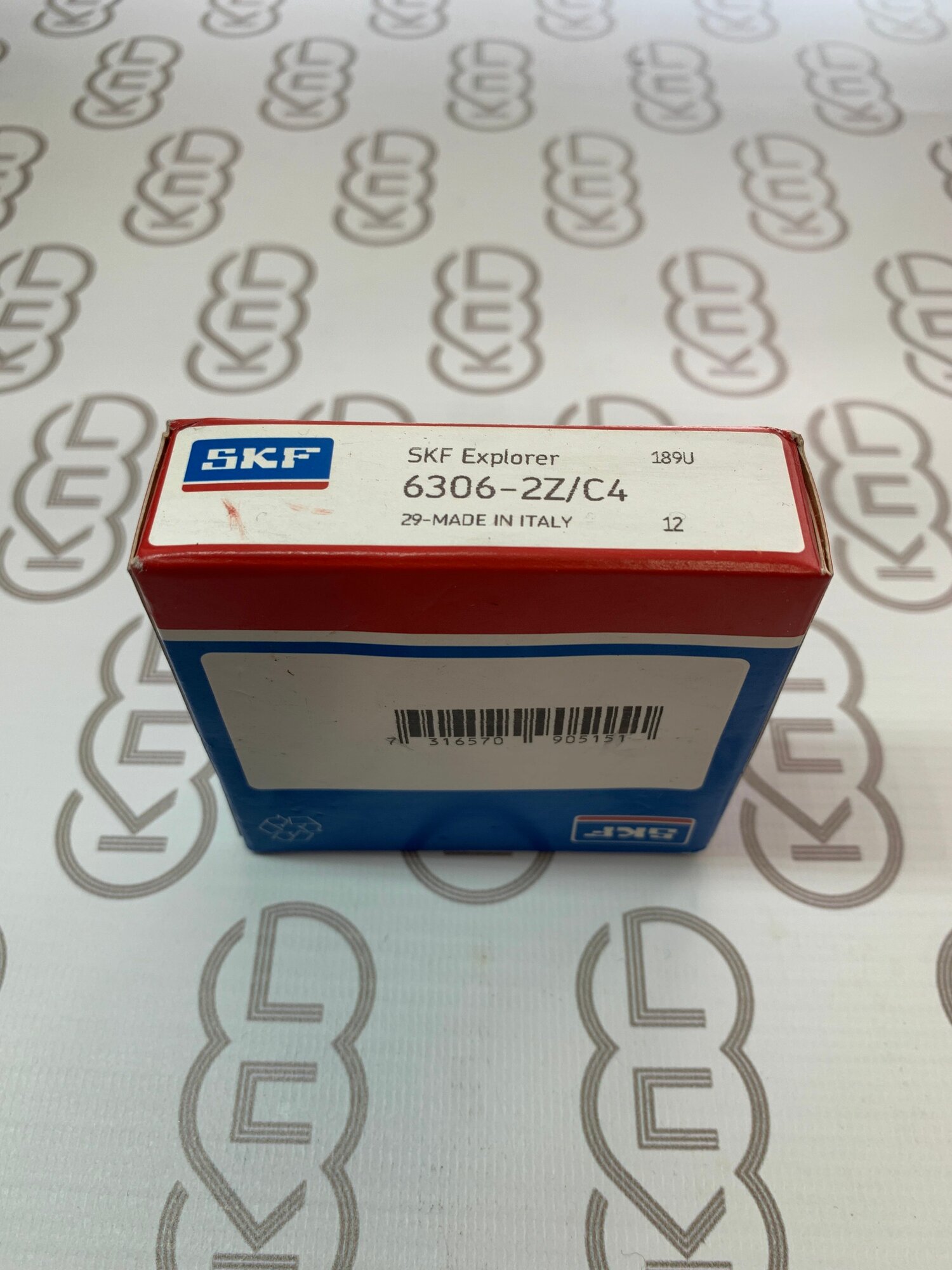 Подшипник SKF 6306 2Z С4 30*72*19 мм