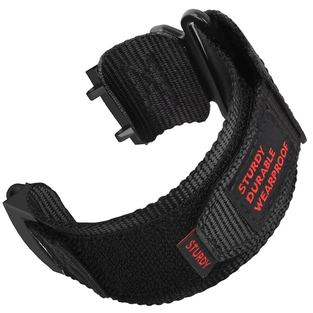 Ремешок для Huami Amazfit T-rex 3 2 Ultra FancyWrist Черный, T-Rex Ultra-S, Black Black