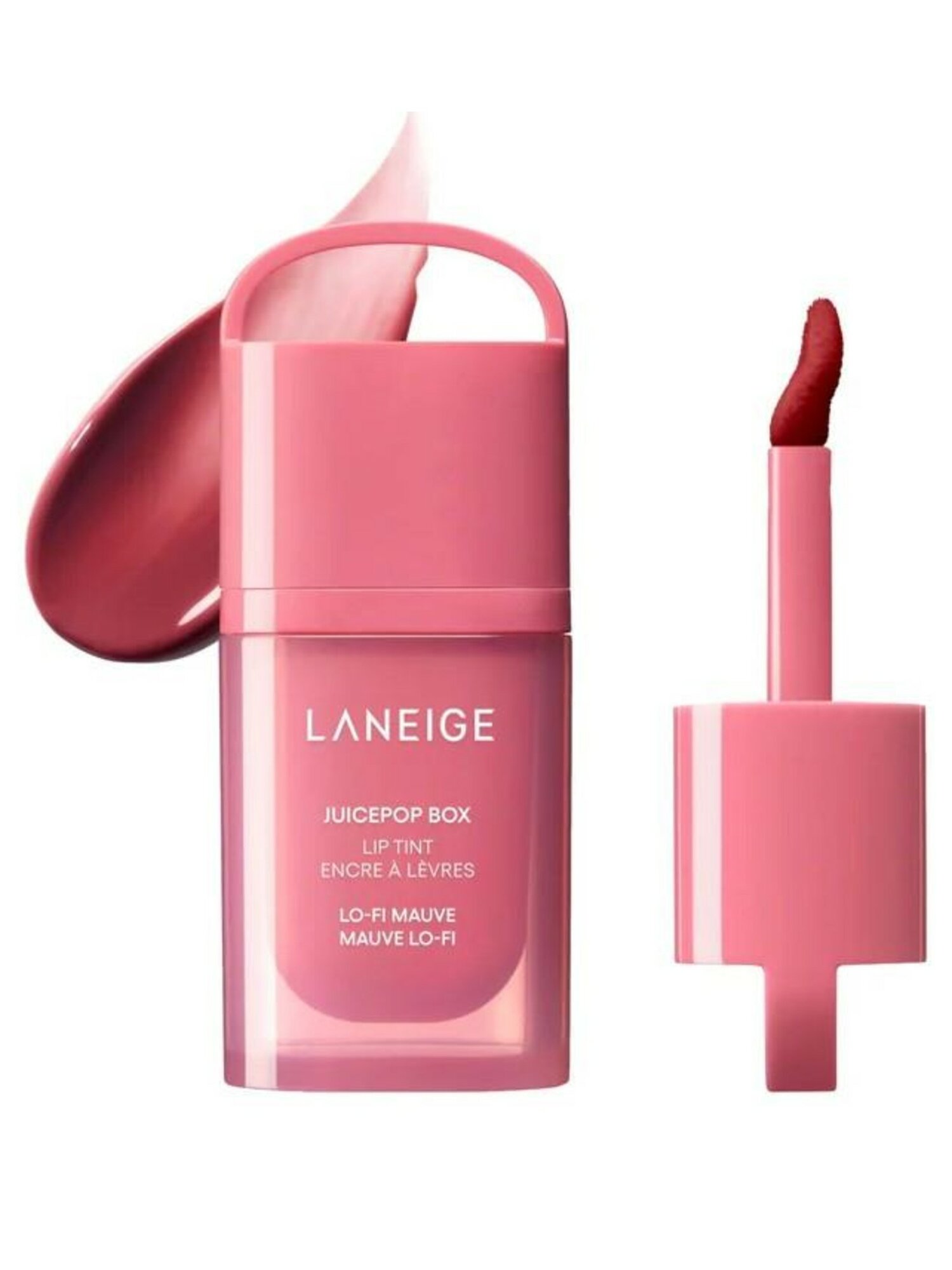 Стойкий тинт для губ с розово-сливовым оттенком Laneige Juicepop Box Lip Tint #03 Lo Fi Mauve 4,5 гр