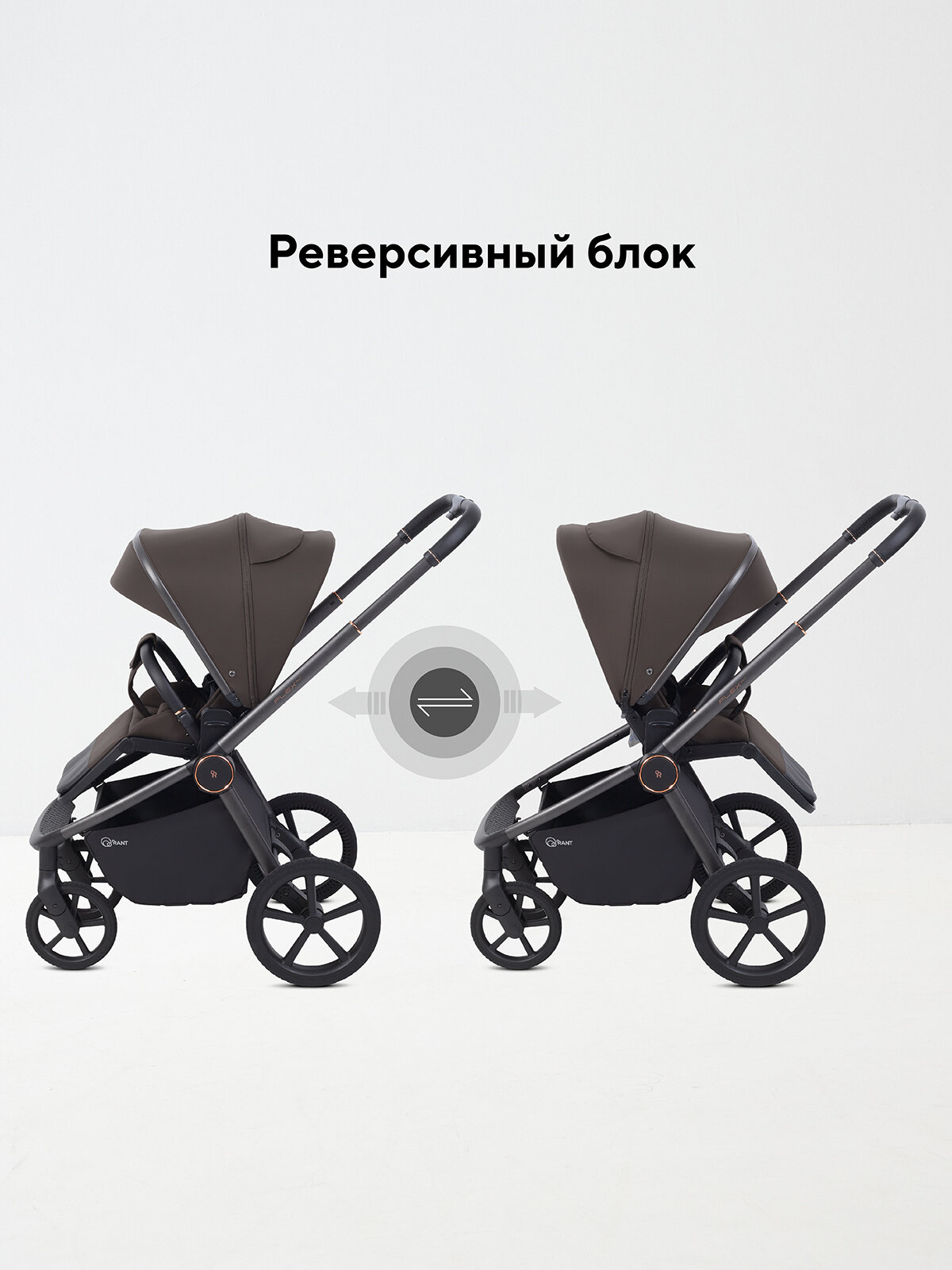 Коляска прогулочная Rant FLEX Color RA118 Shine Brown