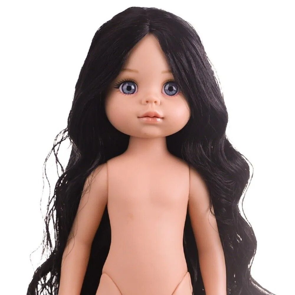 Подарок кукле девочке, кукла BJD для девочек, высота 30 см, ПВХ, черные кудрявые волосы, подвижные элементы