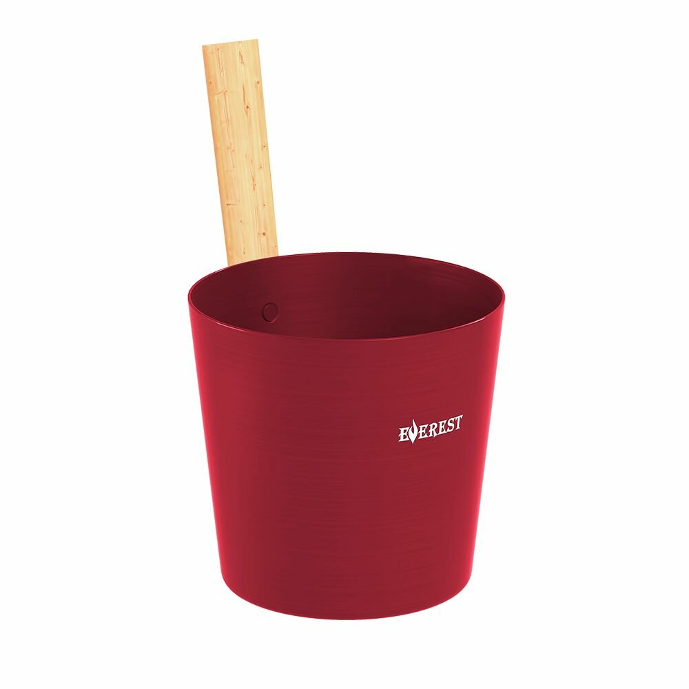 Шайка EVEREST 5л, алюминий, красный (red) TG-52