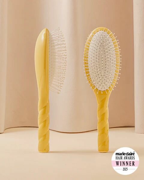 La bonne brosse Массажная расческа для распутывания волос N.07 The Stimulating & Detangling Hairbrush The Intense, Saffron Yellow