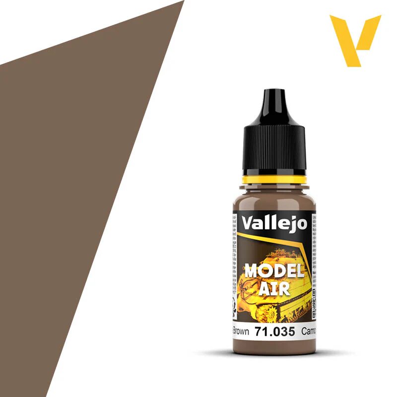 Краска Vallejo Model Air Camouflage Pale Brown 17мл. 71.035 акриловая