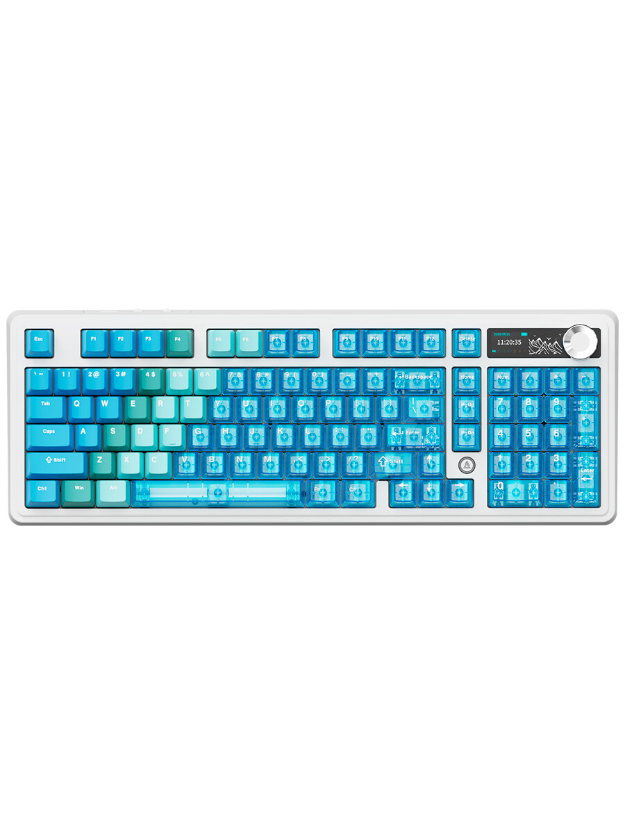 Механическая беспроводная клавиатура AK980 V2 PRO с RGB подсветкой, Lichee Switch