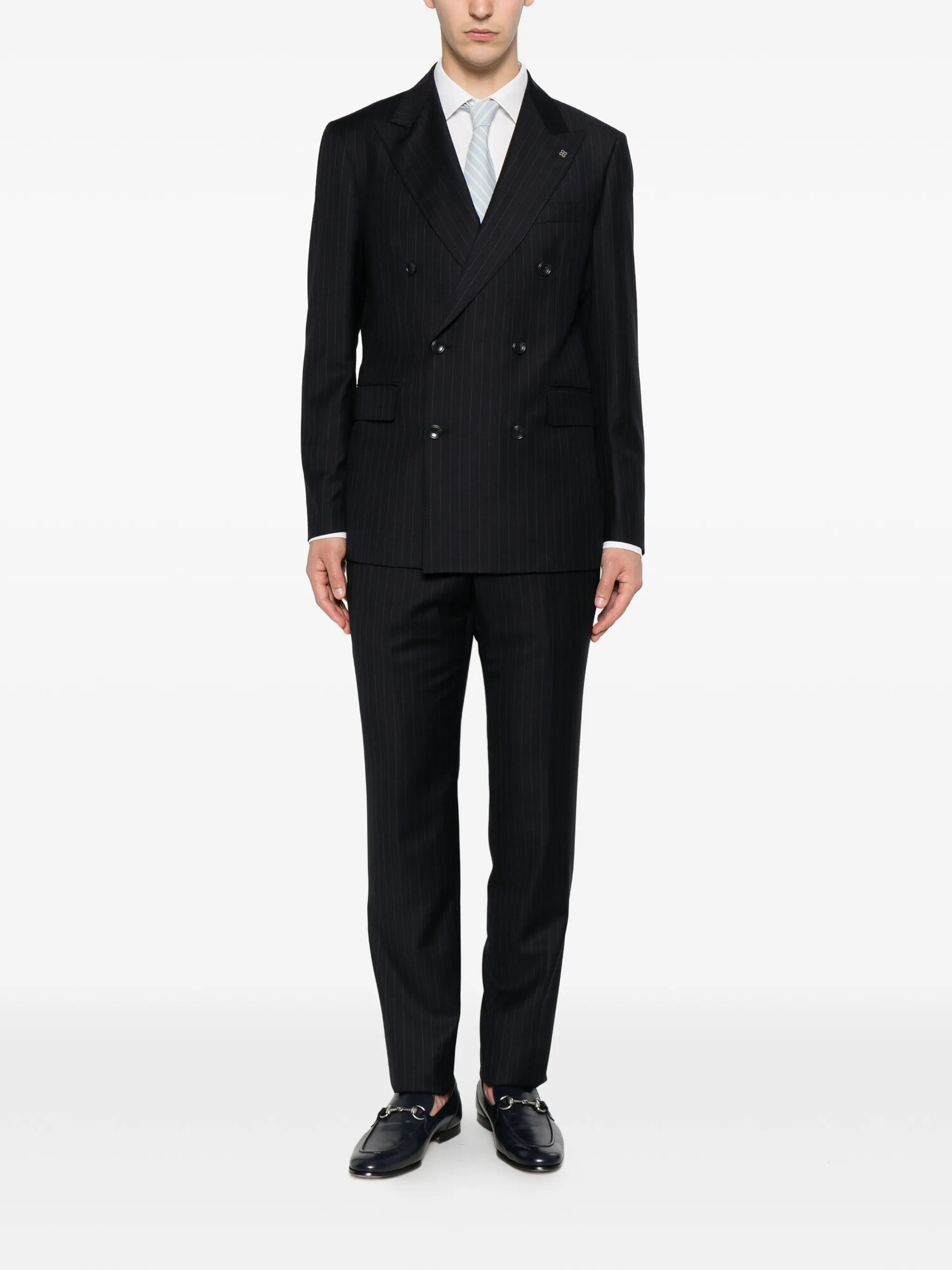 Комбинезон Tagliatore Pinstripe double-breasted suit, размер 48 — фото 1