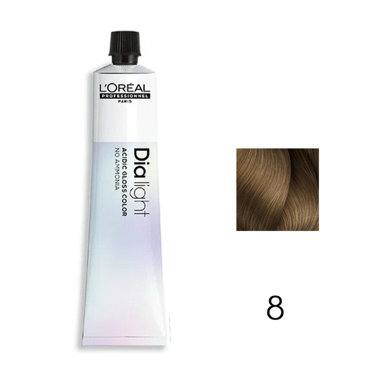 L'Oreal Professionnel Dia Light 8 50ML VF40 Краска Франция 50 мл