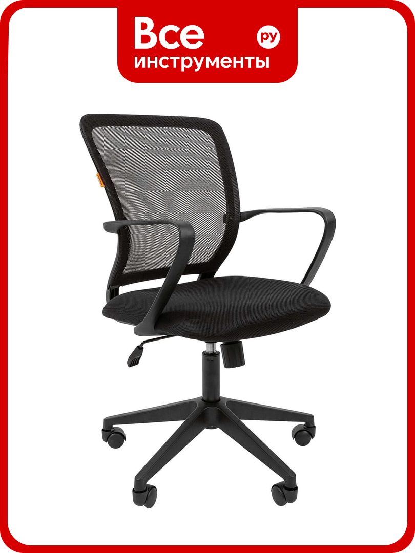 Компьютерное кресло CHAIRMAN 698 TW-01 черный 00-07058331, для работы компьютером