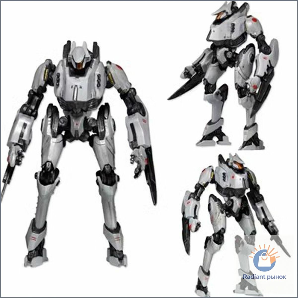Фигурка Тихоокеанский рубеж Молчаливый Ронин / Pacific Rim NECA Tacit Ronin Подарки для болельщиков 18 см