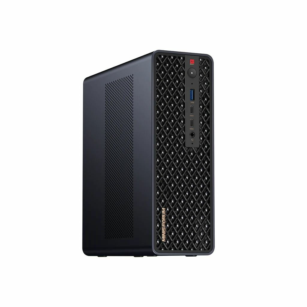 MINISFORUM Мини-ПК MS-S1 Max (AMD Ryzen AI Max+ 395, RAM 128 ГБ, SSD 2000 ГБ, AMD Radeon 8060S, Windows), черный