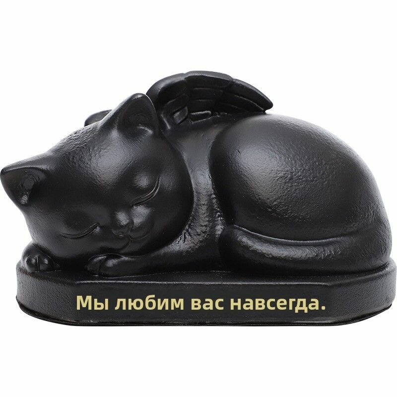 Милая урна-ангел для домашних животных (собак и кошек), товары для погребения и памяти, мемориальная банка для праха, готовый к отправке трансграничный товар из смолы