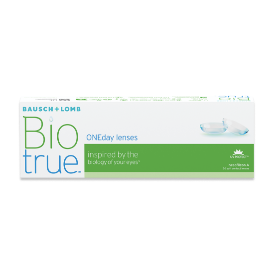 BAUSCH&LOMB BIOTRUE ONEDAY однодневные контактные линзы /-9,00/ N30