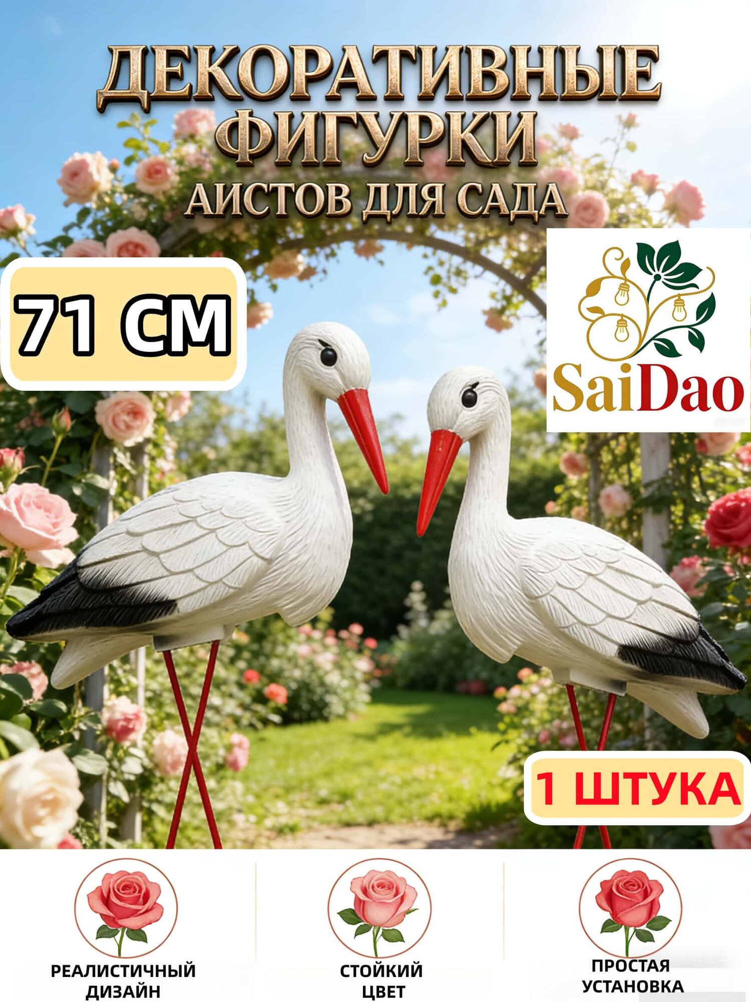 Фигурка садовая