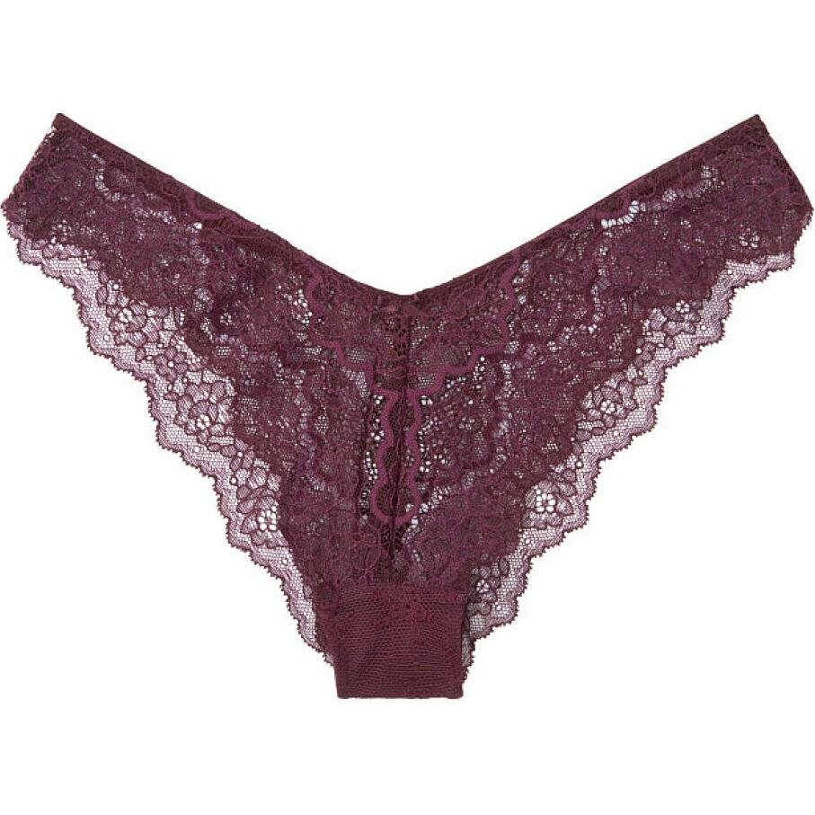 Трусики-стринги женские Victoria's Secret DREAM ANGELS, темно-фиолетовые, L EU