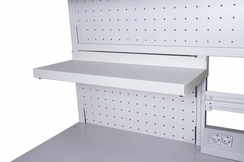 Полка короткая С6 600 Сталь (цвет RAL 7035)