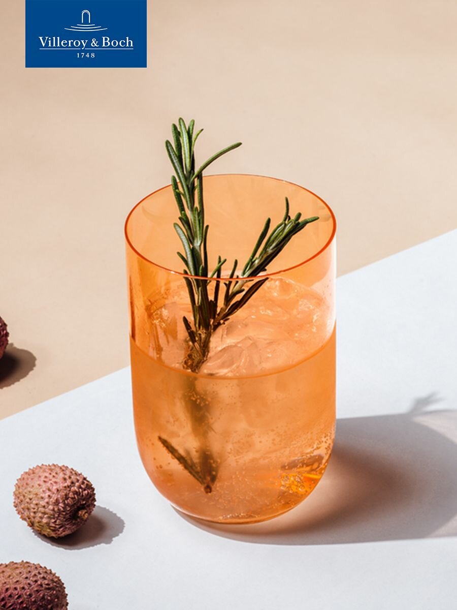 Набор высоких стаканов, 385 мл/2 шт, Apricot, like. by Villeroy & Boch, Хрустальное стекло