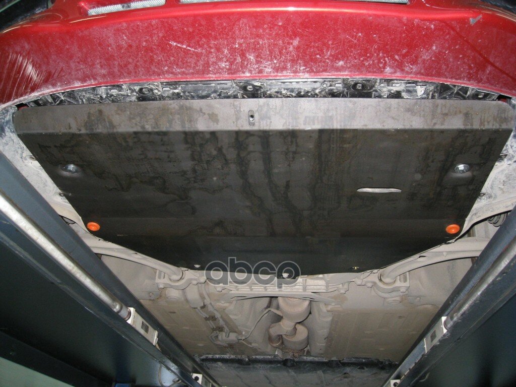 Защита картера и КПП (сталь 2 мм) + комплект крепежа для Audi TT Mk2 2006-2014 (V - 1.8; 2.0; 3.2) AlfEco арт. ALF.30.23