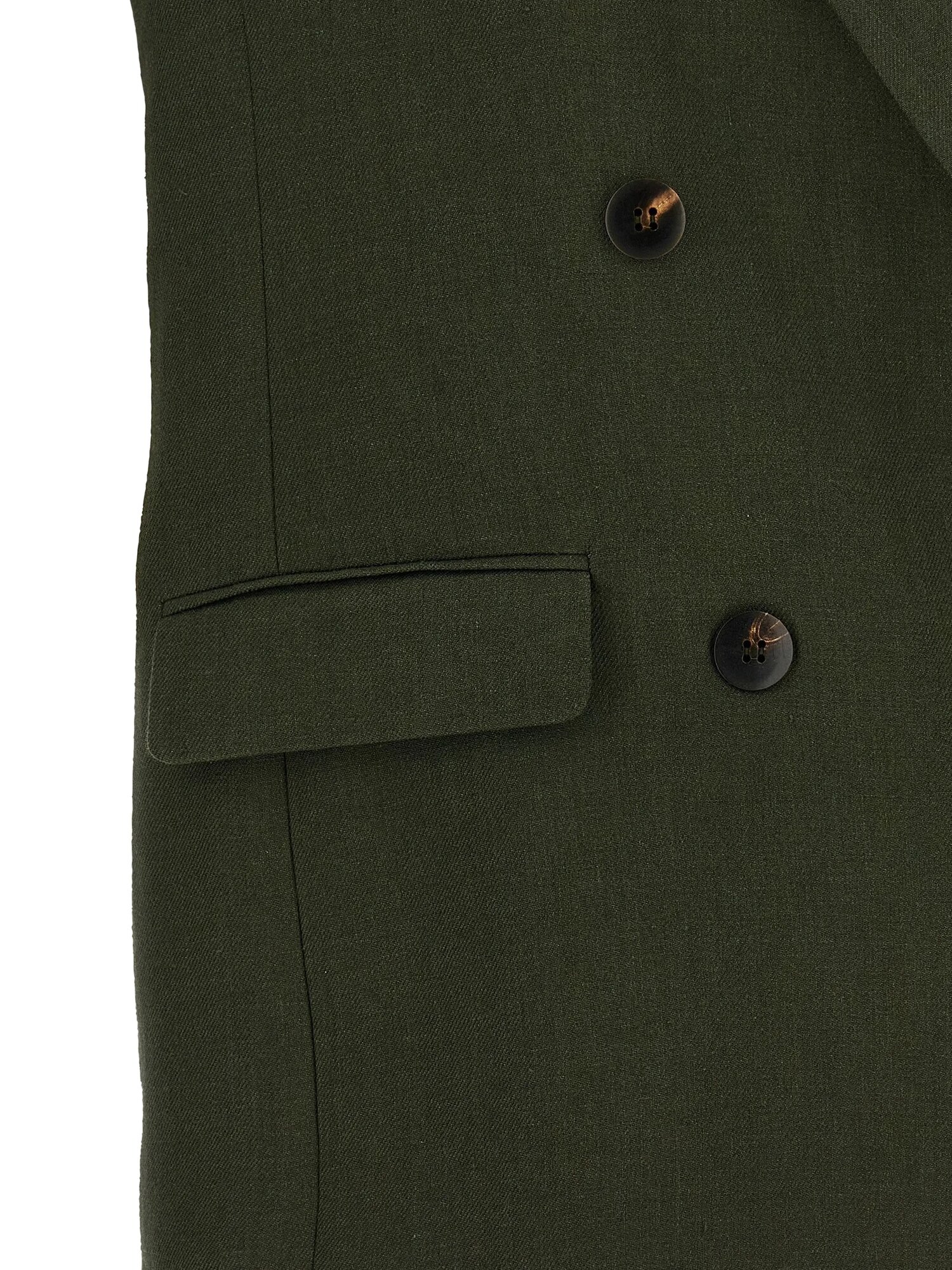 Пальто Max Mara Aia double-breasted waistcoat, размер 38, green — фото 1